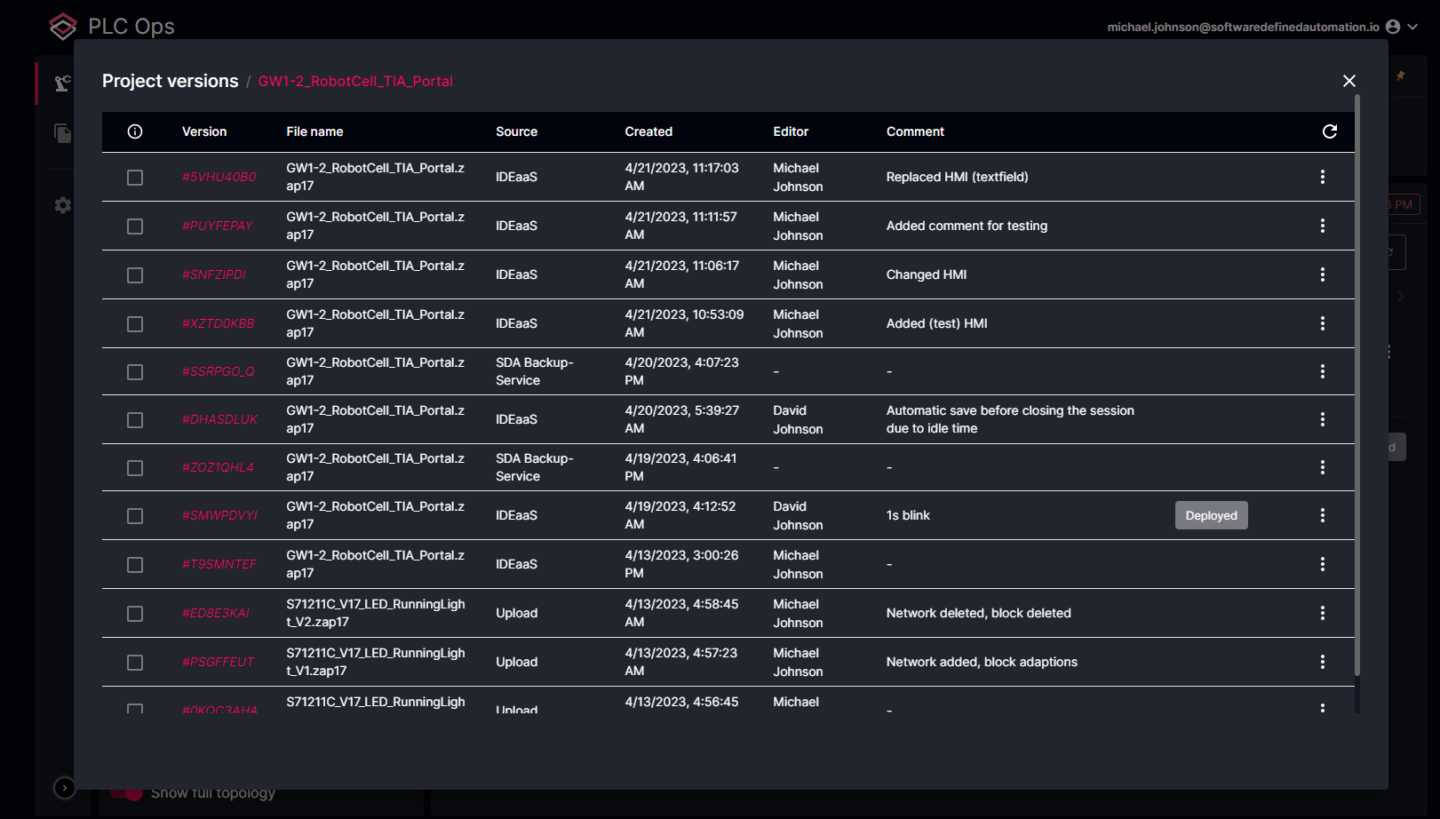 How to implement version control in PLC development | SDA
